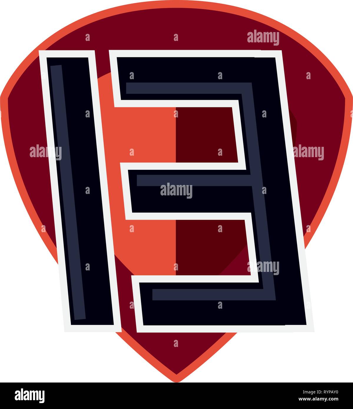 basketball sport number on shield background vector illustration Stock ...