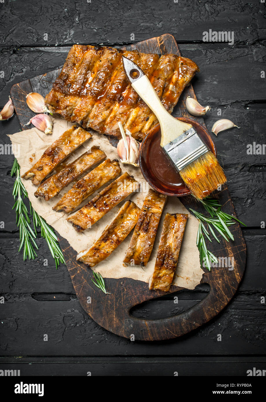Grill Pork Rib High Resolution Stock Photography and Images - Alamy