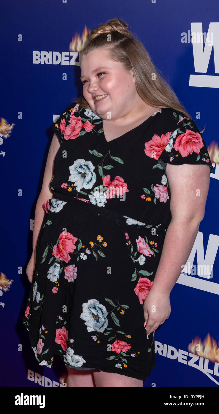 New York, NY, USA - March 13, 2019: Alana 'Honey Boo Boo' Thompson ...