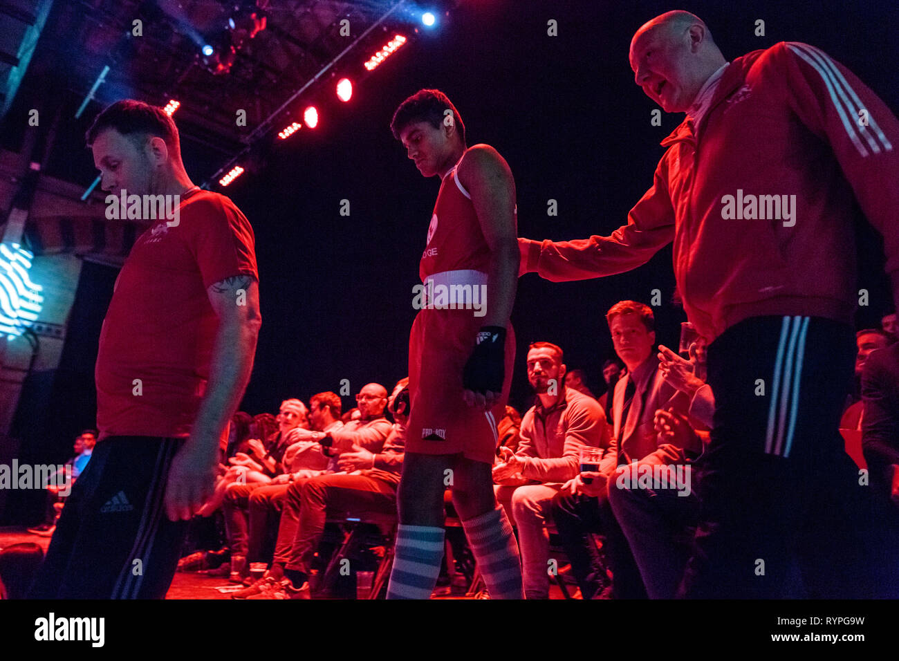 Cambridge, UK. 9th March 2019. Oxford vs Cambridge 112th Varsity Boxing ...