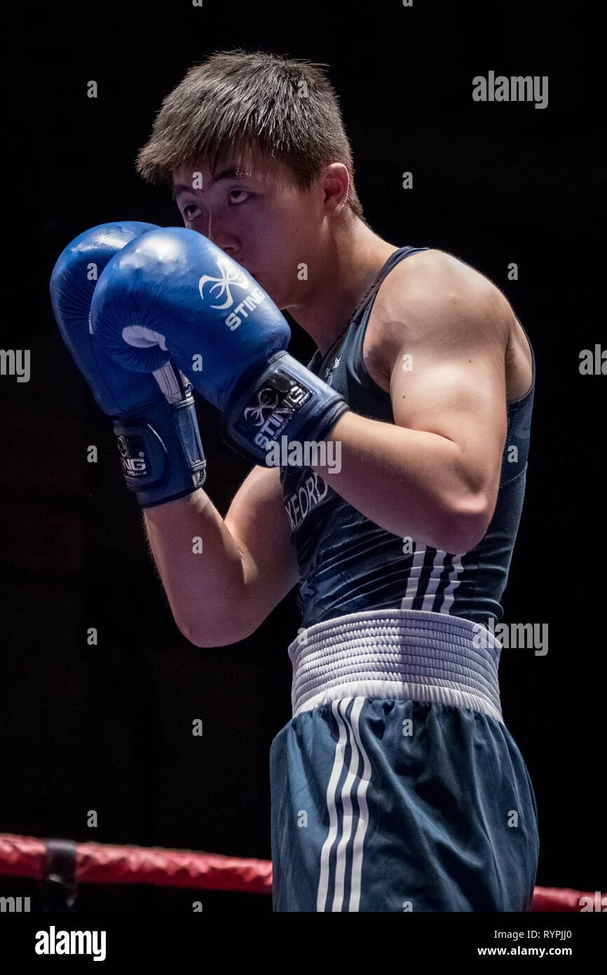 Cambridge, UK. 9th March 2019. Oxford vs Cambridge 112th Varsity Boxing ...