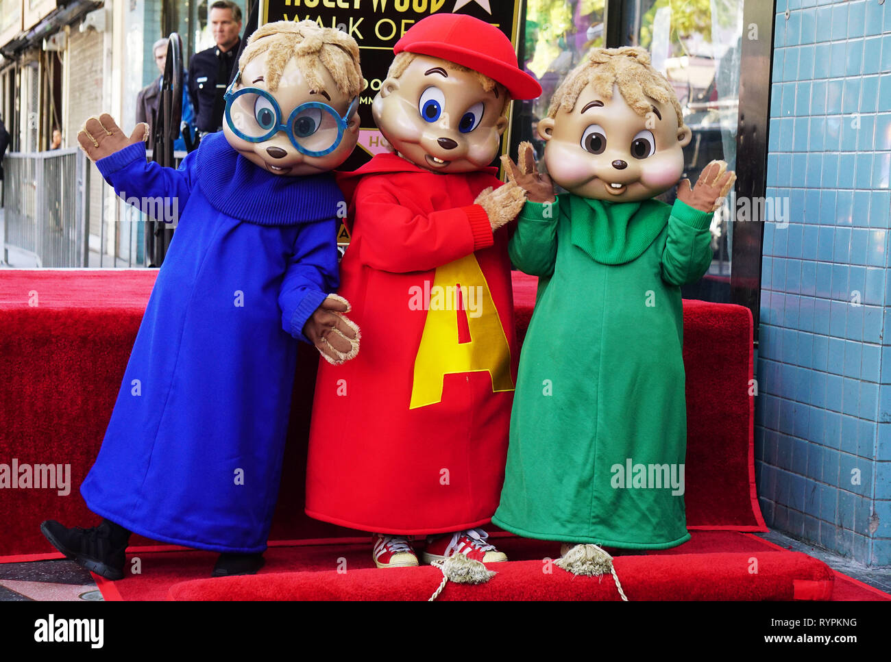 Los Angeles, USA. 14th Mar, 2019. Alvin & The Chipmunks Hollywood Star ...