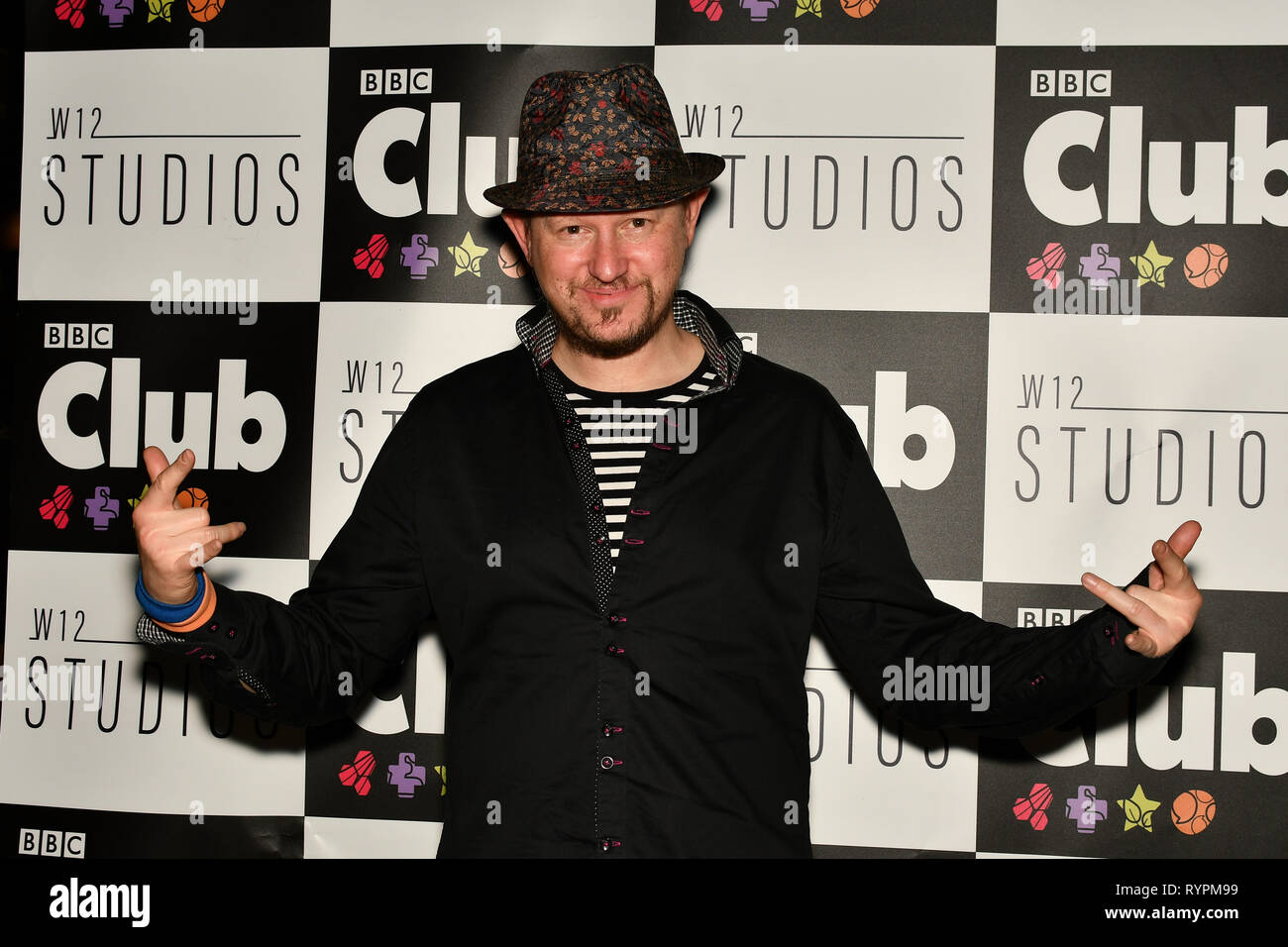 London, UK. 14th Mar, 2019. Dom Borer attend BBC Club at W12 Studios ...