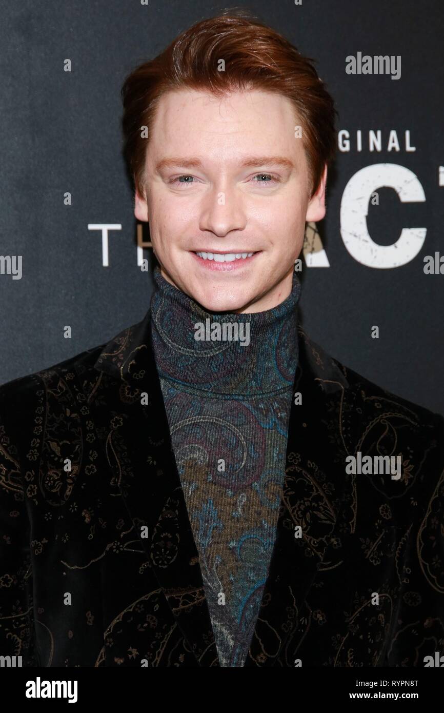 New York, NY, USA. 14th Mar, 2019. Calum Worthy at arrivals for HULU ...