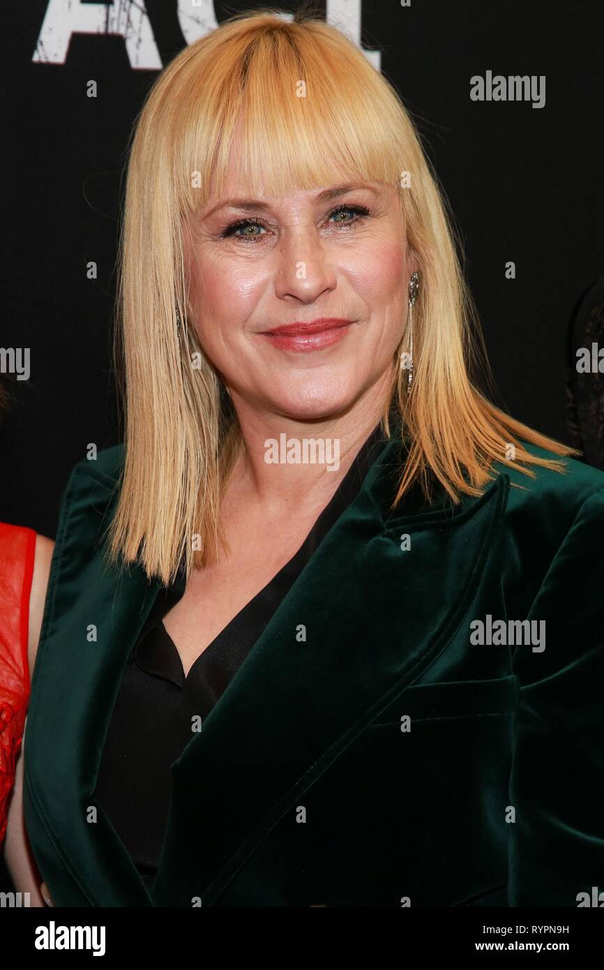 New York, NY, USA. 14th Mar, 2019. Patricia Arquette at arrivals for ...