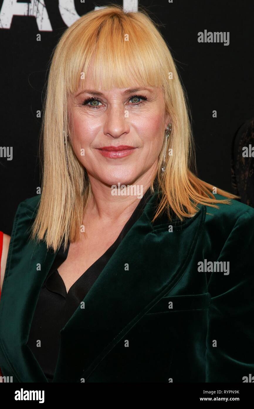New York, NY, USA. 14th Mar, 2019. Patricia Arquette at arrivals for ...