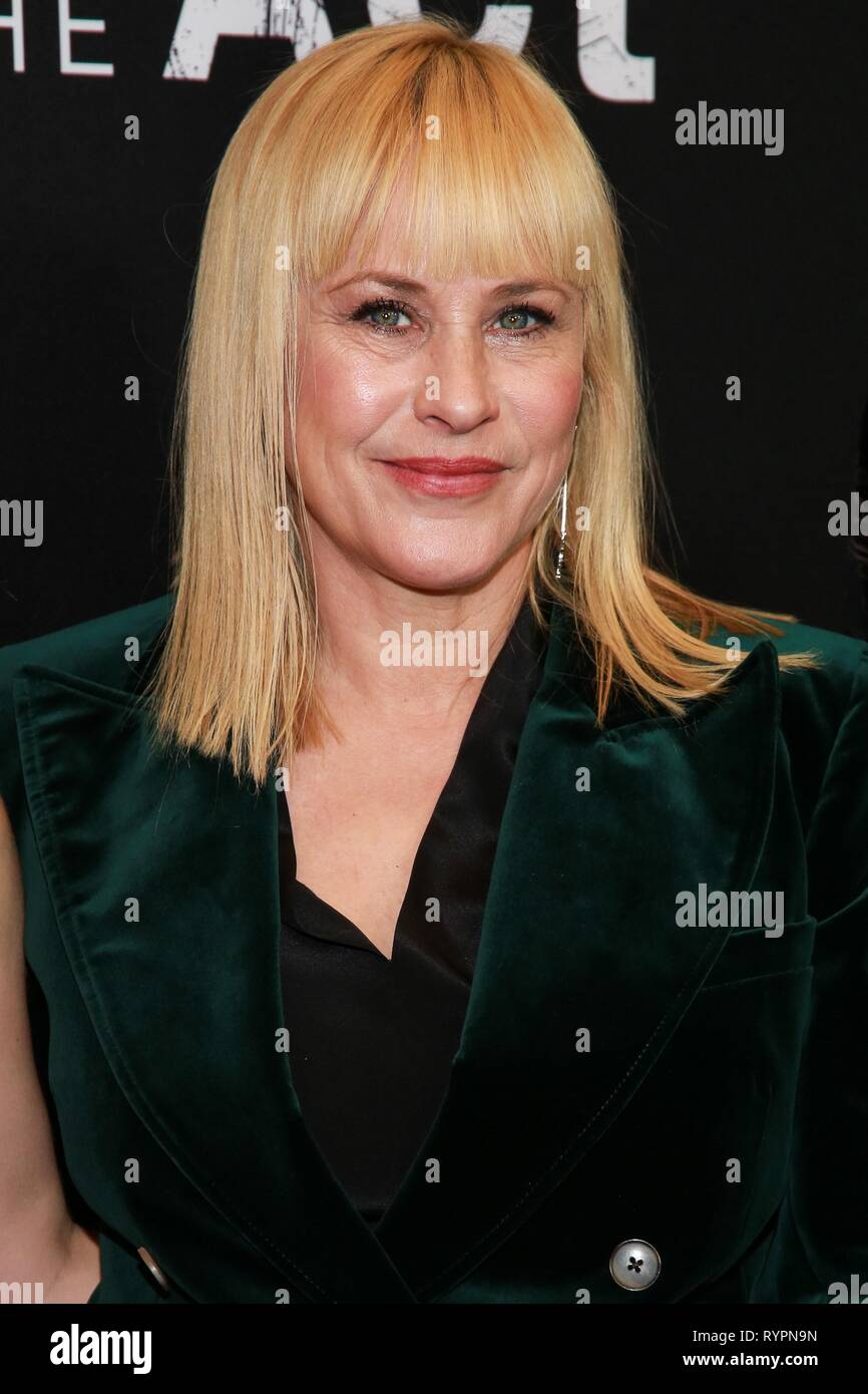 New York, NY, USA. 14th Mar, 2019. Patricia Arquette at arrivals for ...
