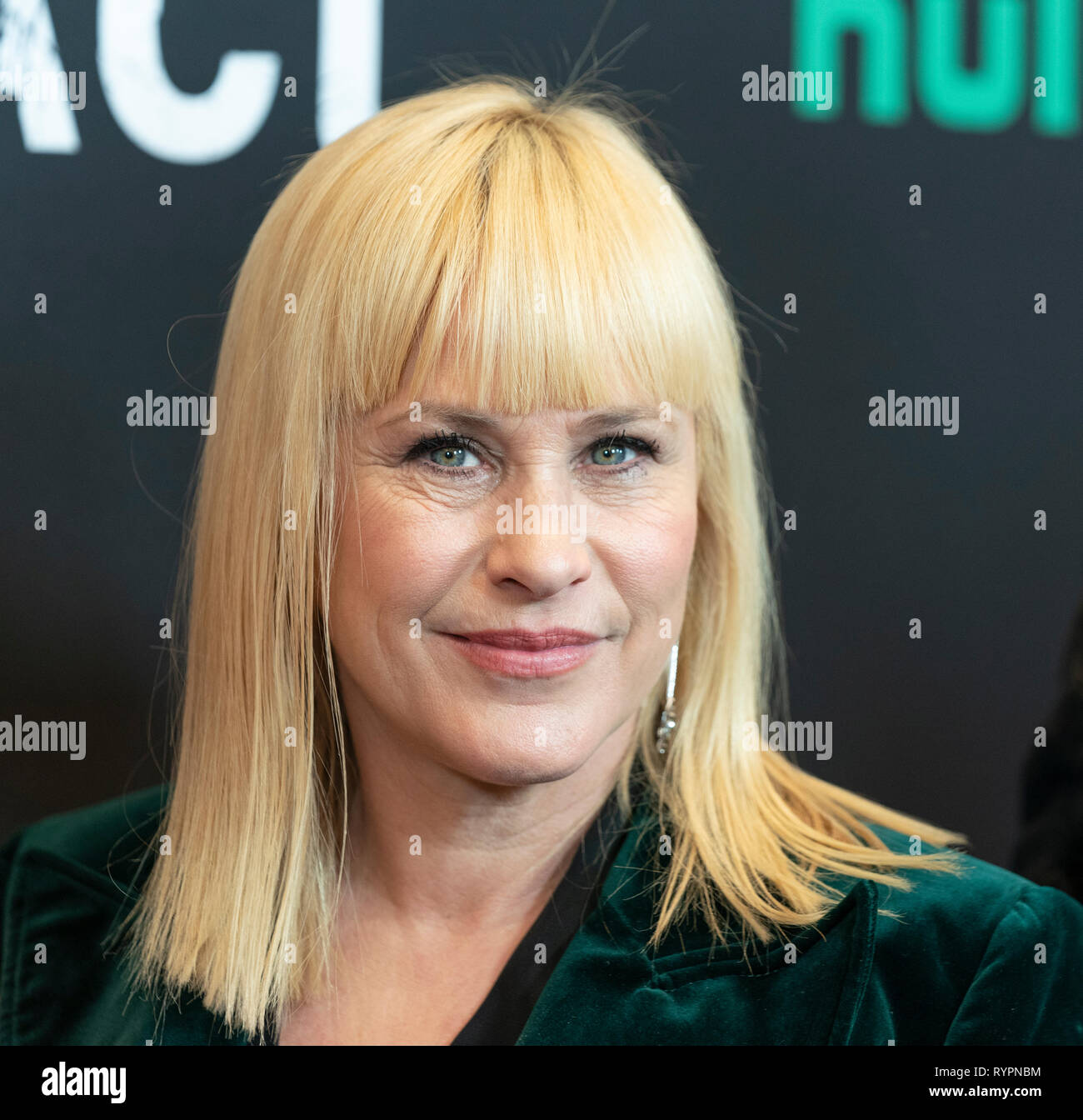 New York, NY - March 14, 2019: Patricia Arquette attends the premiere ...