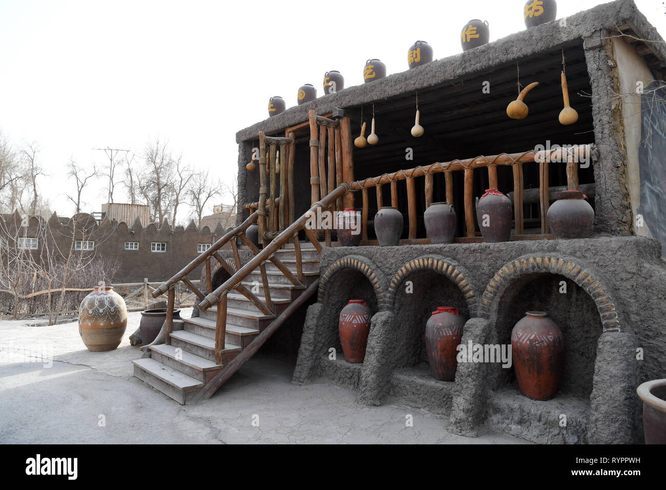 Awat, China's Xinjiang Uygur Autonomous Region. 12th Mar, 2019. Photo ...