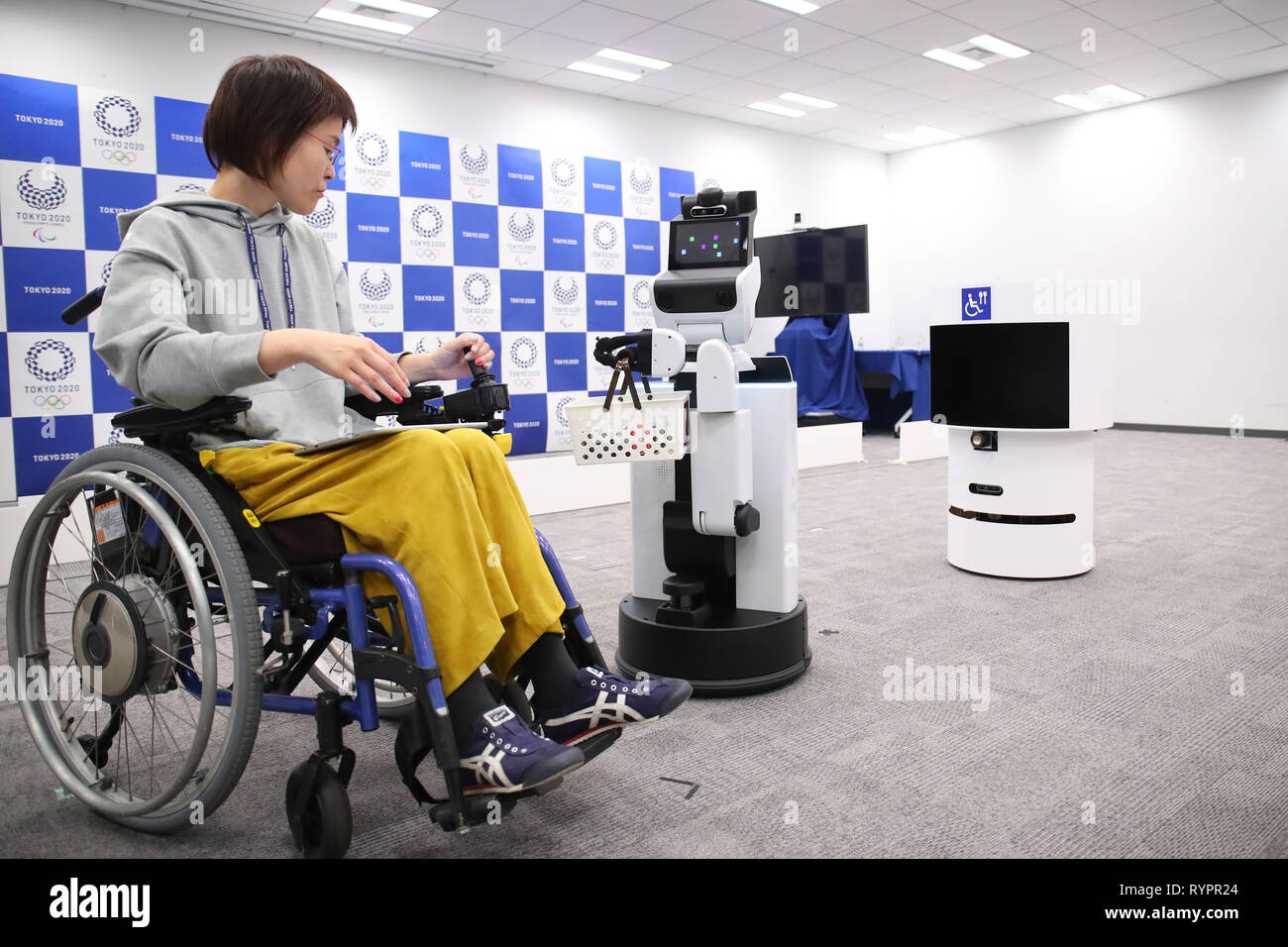 A Human Support Robot developed by Toyota is demonstrated as part of ...