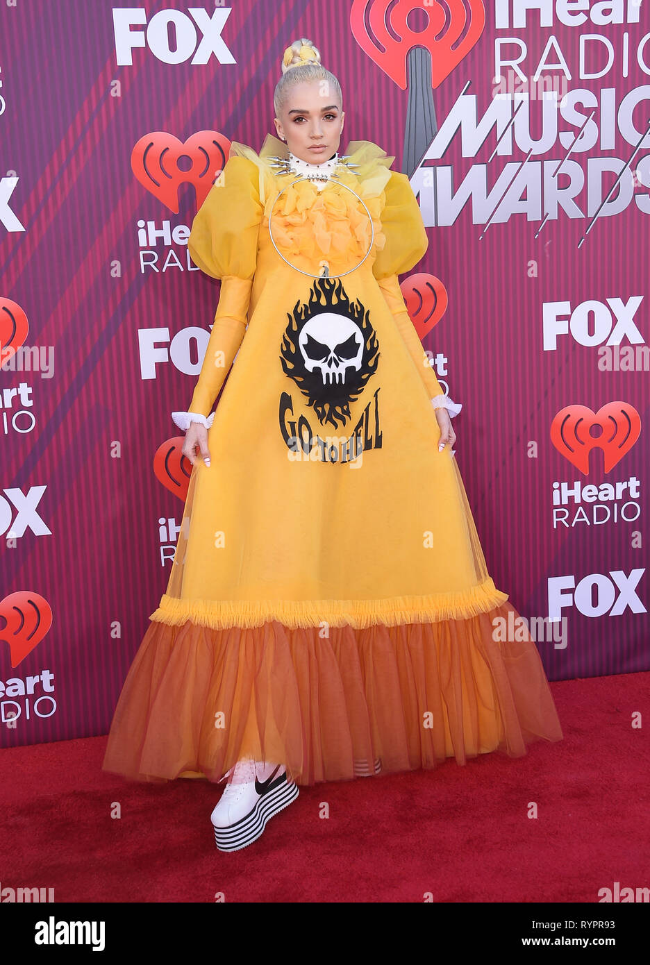 Los Angeles, California, USA. 14th Mar, 2019. Poppy arrives for the ...