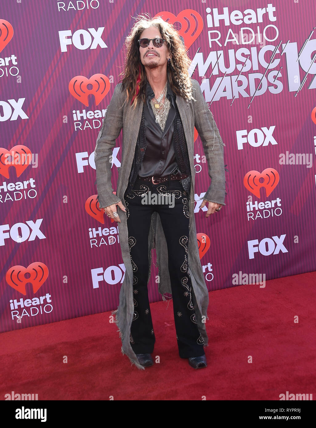 Los Angeles, California, USA. 14th Mar, 2019. Steven Tyler arrives for ...