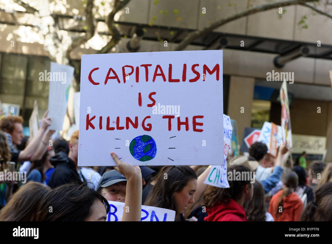 Student climate protests australia hi-res stock photography and images ...