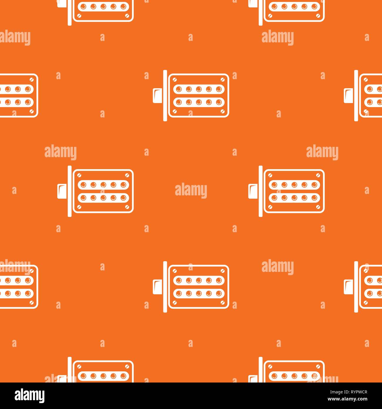 Push button lock pattern vector orange Stock Vector Image & Art - Alamy
