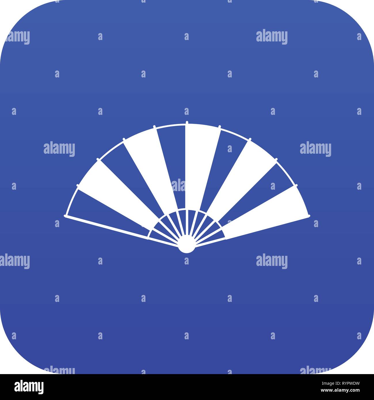 Chinese fan icon digital blue Stock Vector Image & Art - Alamy