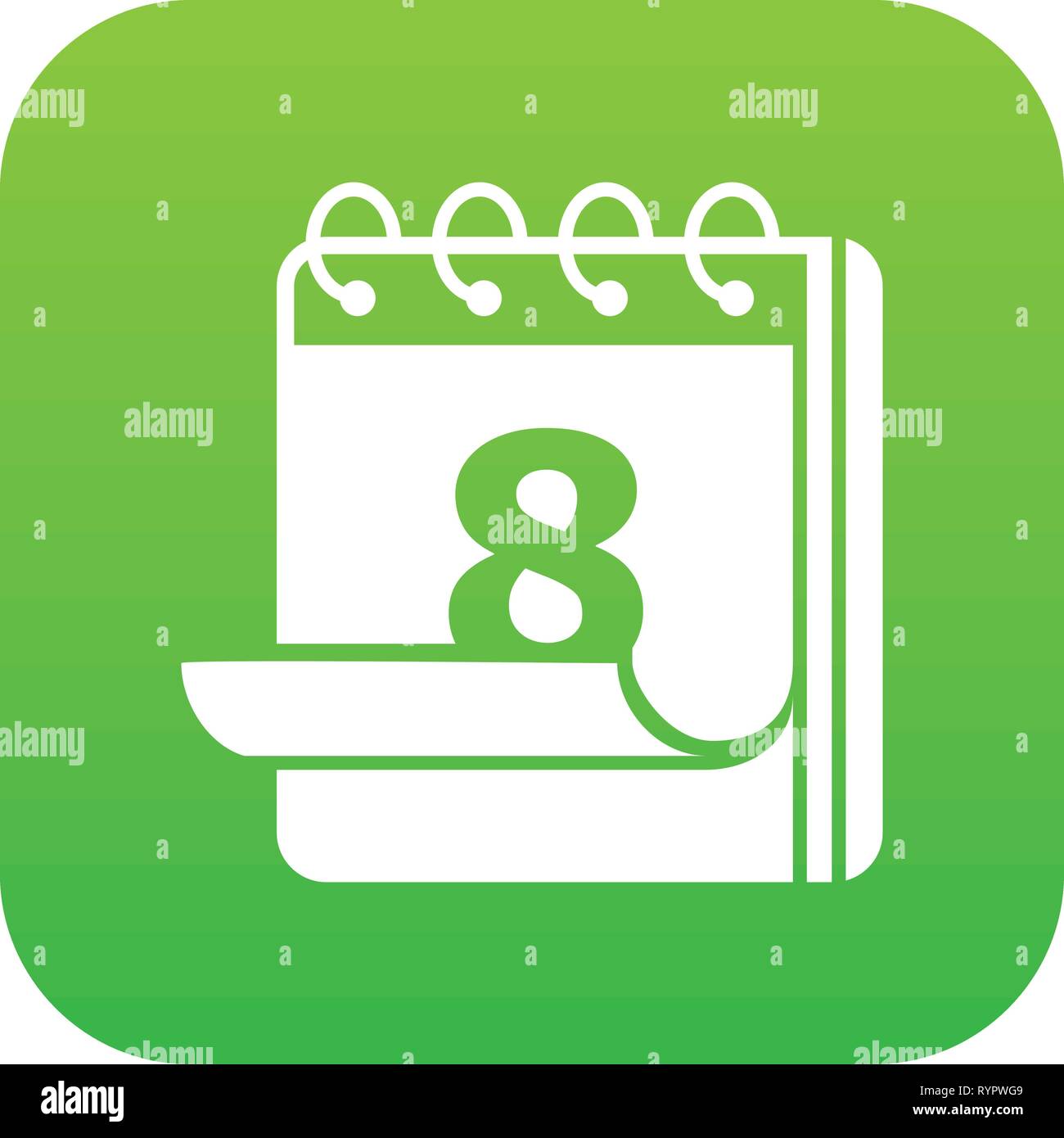 Calendar icon, simple style Stock Vector Image & Art - Alamy