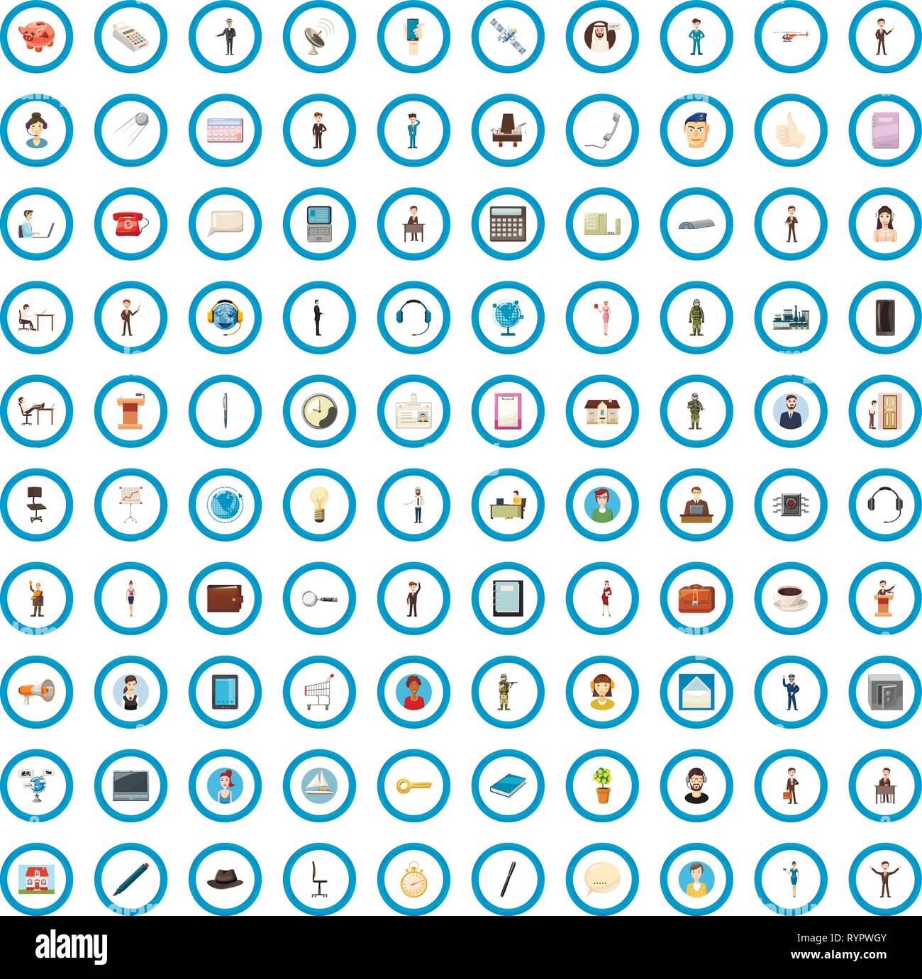 100 government icons set, cartoon style Stock Vector Image & Art - Alamy