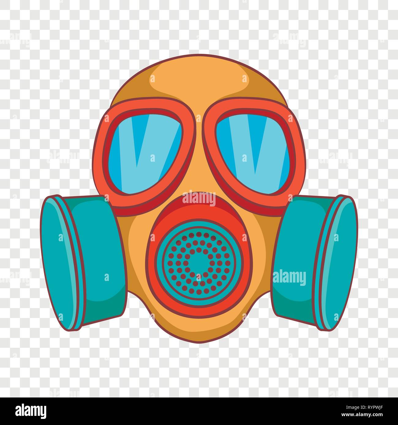 Gas mask icon, cartoon style Stock Vector Image & Art - Alamy