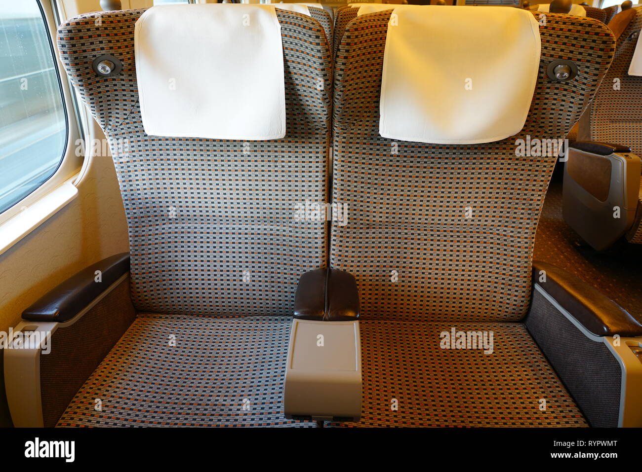 Inside a japanese train hi-res stock photography and images - Alamy