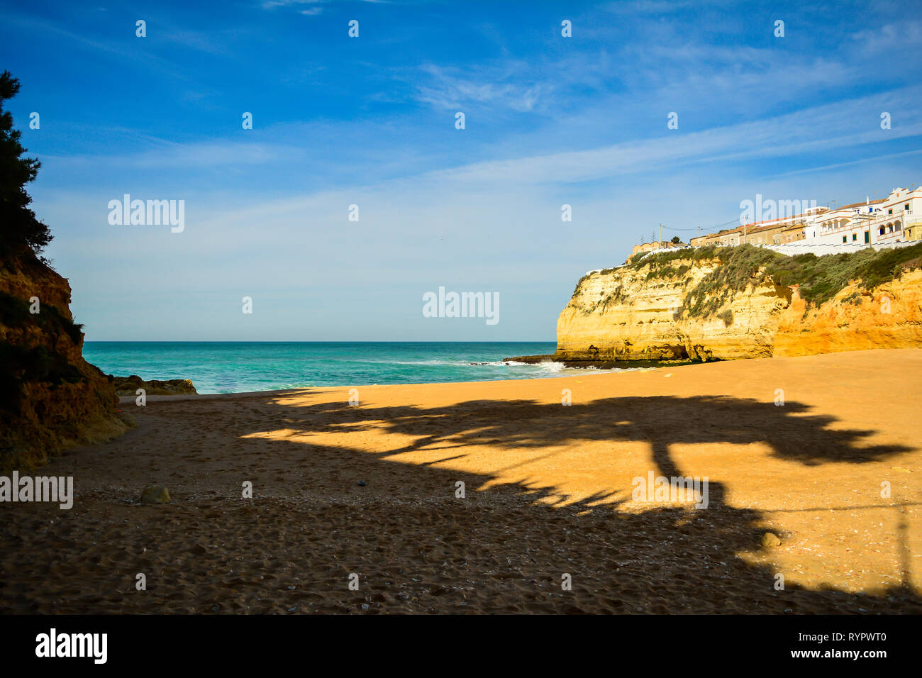 Benagil, village of the Portuguese Algarve Stock Photo - Alamy