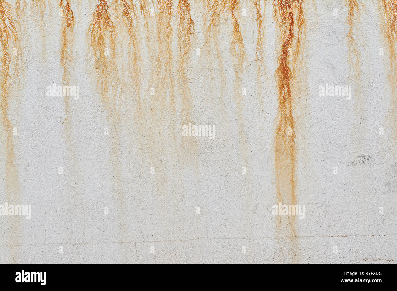 texture white wall with rust spots Stock Photo - Alamy