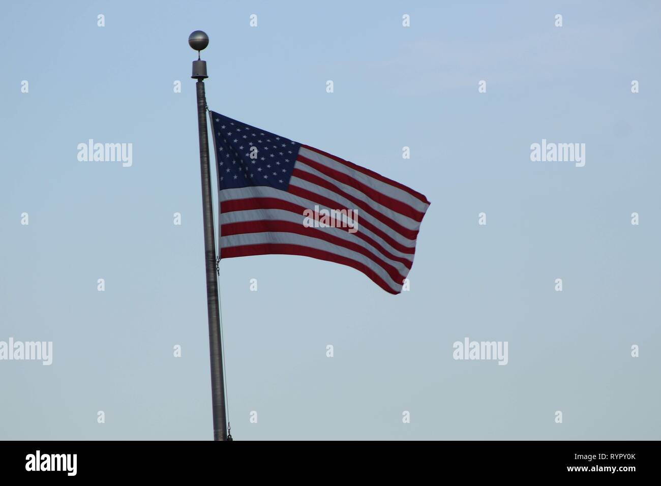 Chicago american flag hi-res stock photography and images - Alamy