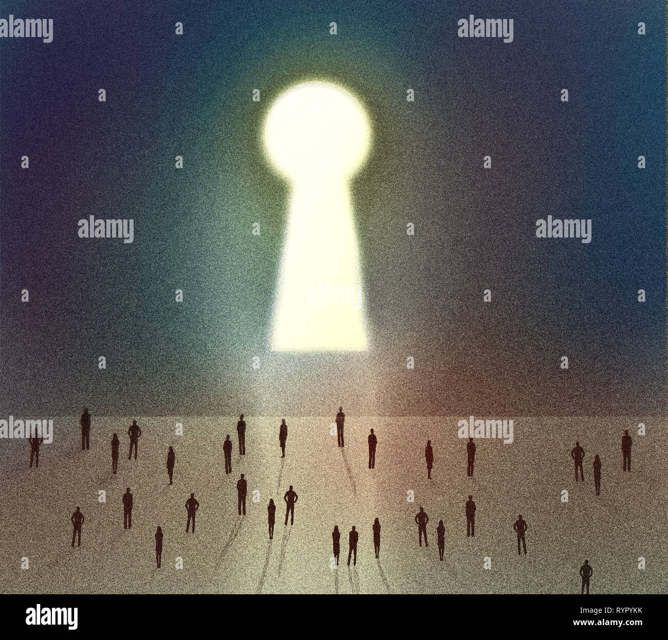 Looking through a keyhole hi-res stock photography and images - Alamy