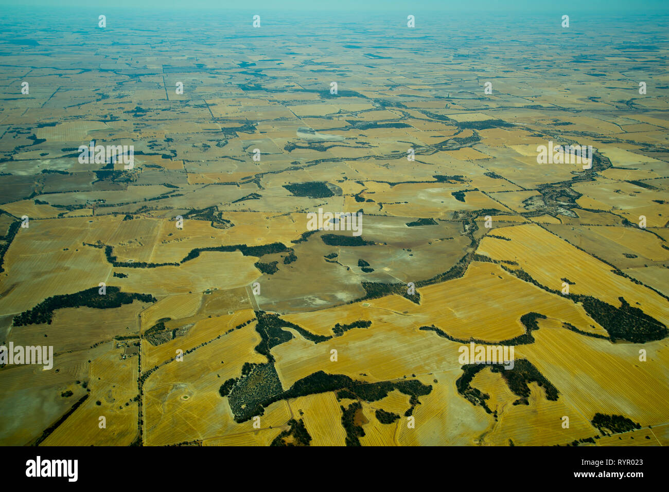 Aerial wheatbelt western australia hi-res stock photography and images ...