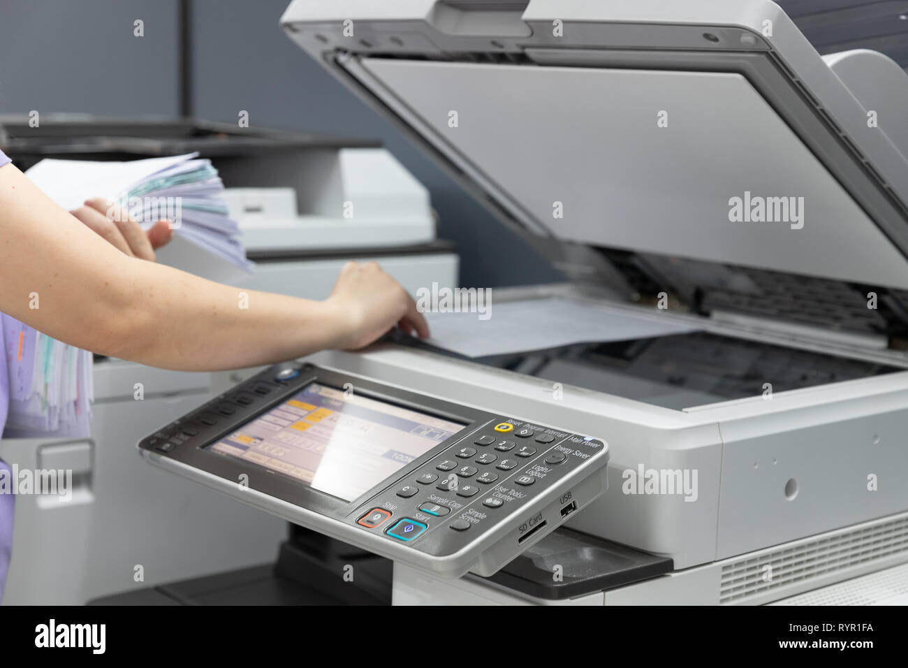Copier machine hi-res stock photography and images - Alamy