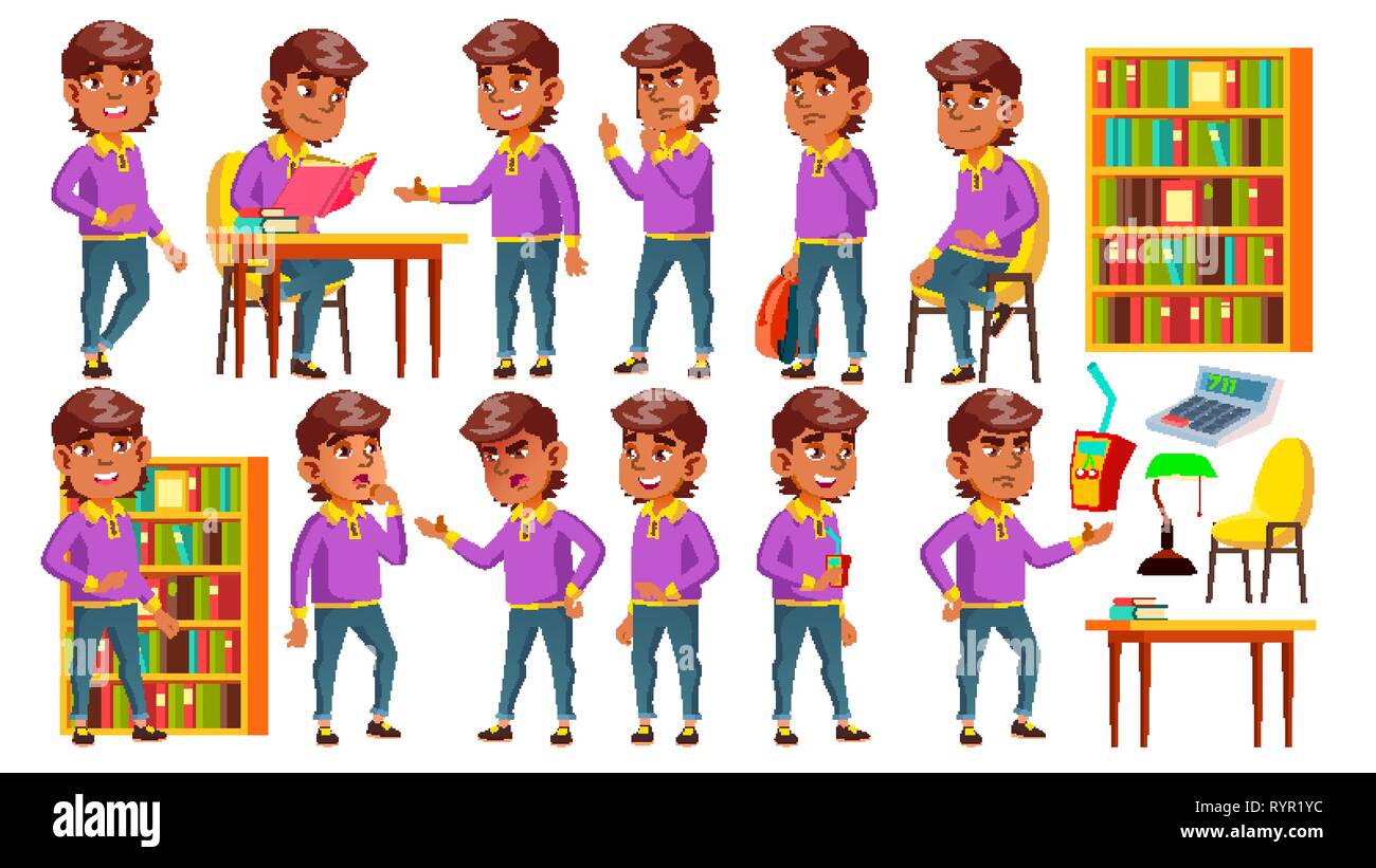 Saudi child library Stock Vector Images - Alamy