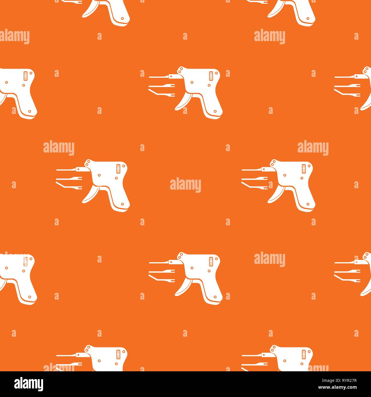 Code reader pattern vector orange Stock Vector Image & Art - Alamy