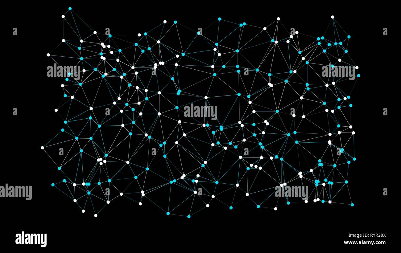Digital vector geometric elements for technology compositions Stock ...