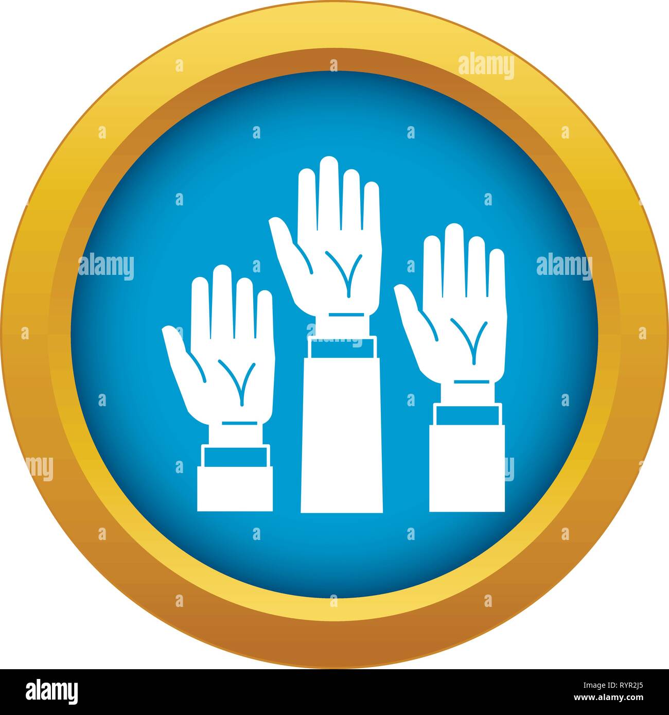 Businessman thumb up advertising Stock Vector Images - Alamy