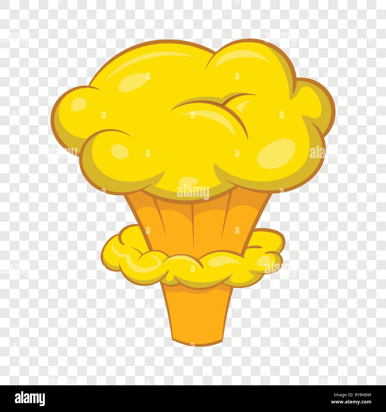 Explosion icon, cartoon style Stock Vector Image & Art - Alamy