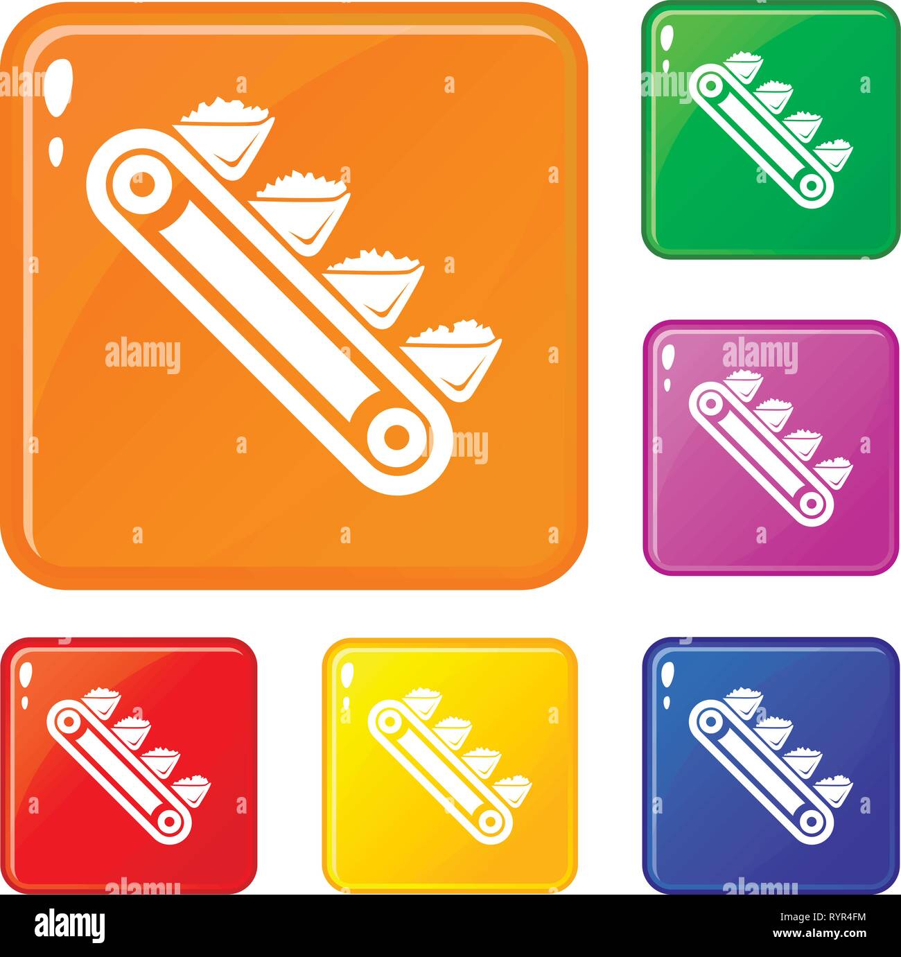 Charcoal manufacturing Stock Vector Images - Alamy