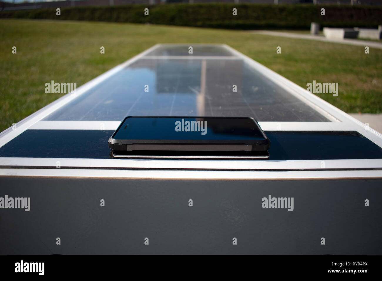 Photovoltaic bench hi-res stock photography and images - Alamy