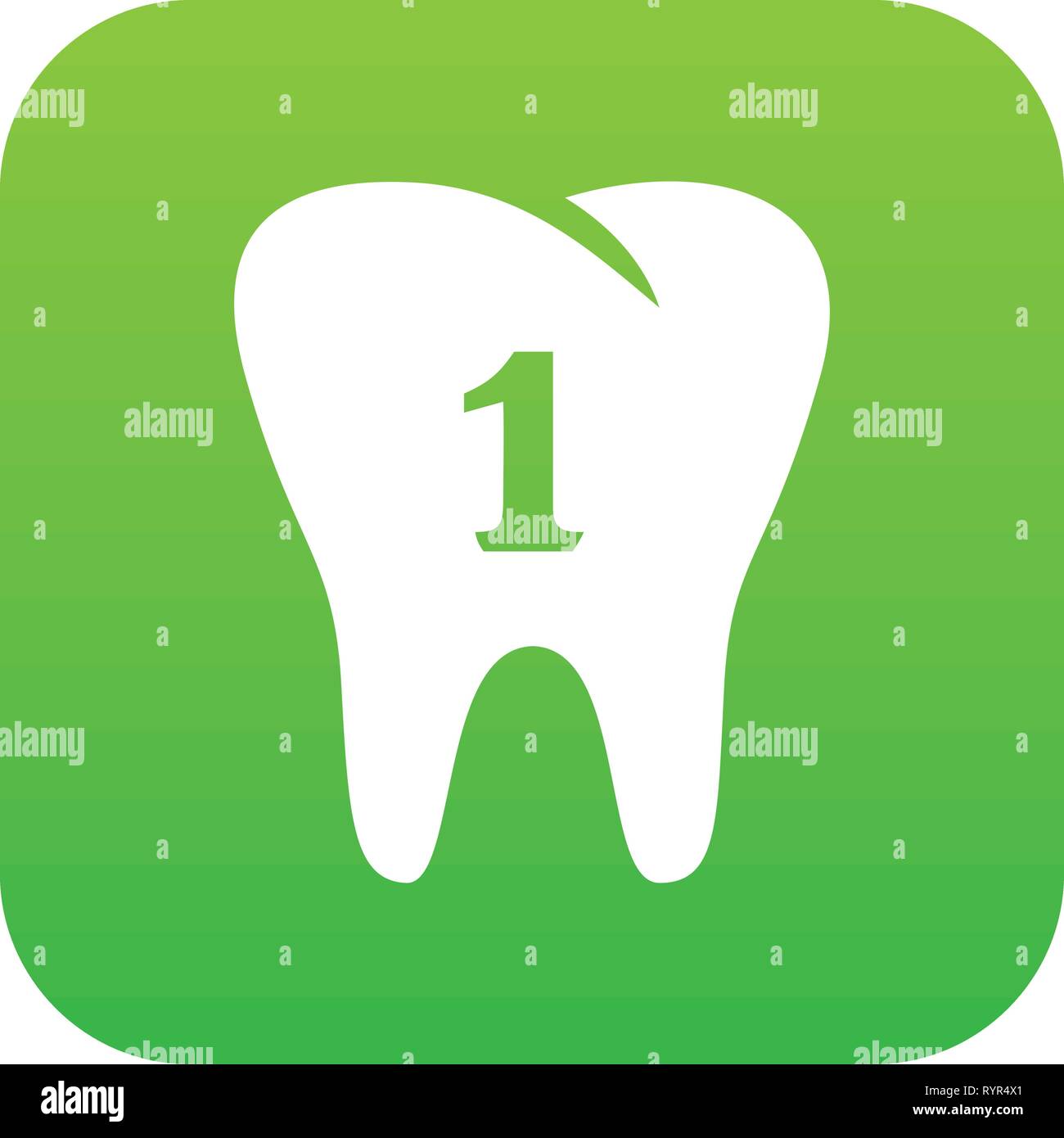 First tooth icon, simple style Stock Vector Image & Art - Alamy