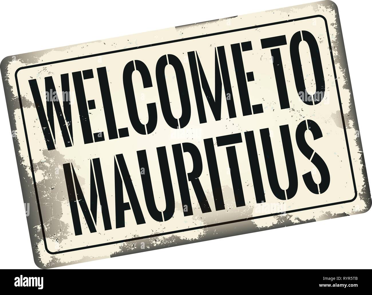 Welcome mauritius country text hi-res stock photography and images - Alamy