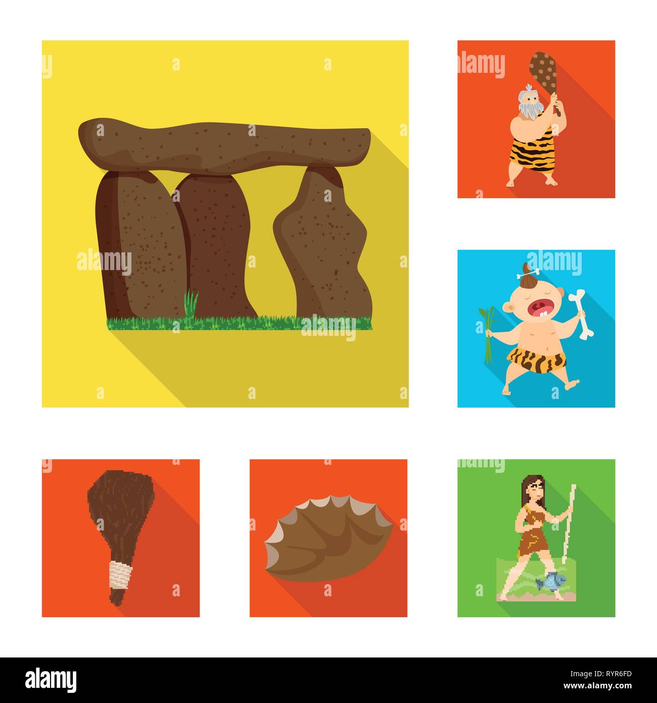 stone,man,kid,cudgel,flint,woman,monolith,primeval,prehistoric,weapon ...