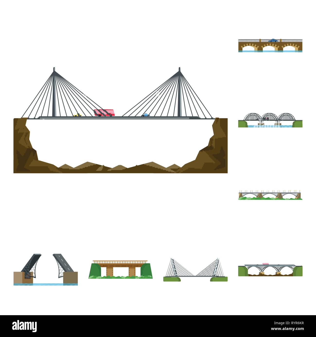 Railroad crossing sign cartoon icon hi-res stock photography and images ...