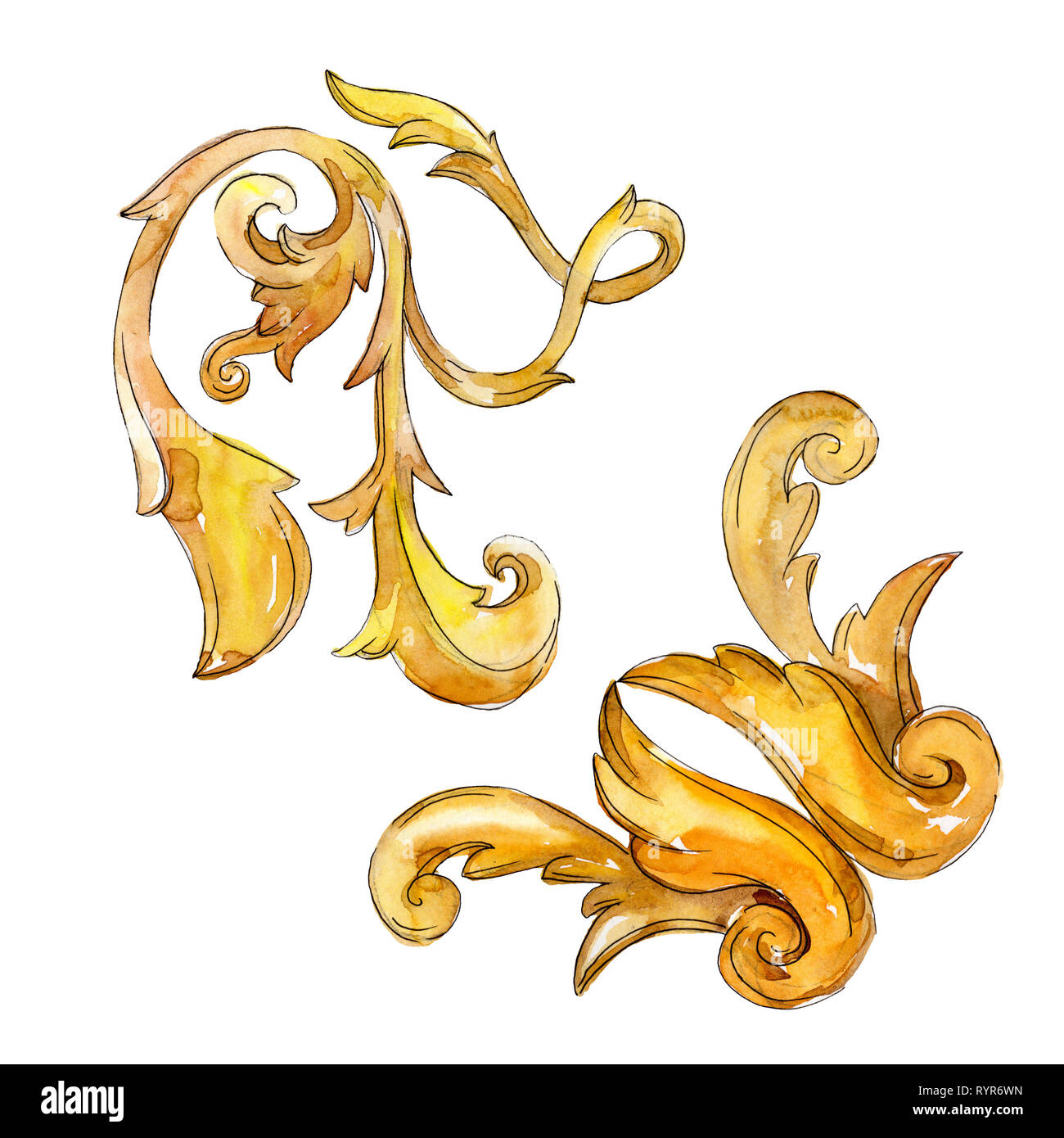 Gold Baroque Design