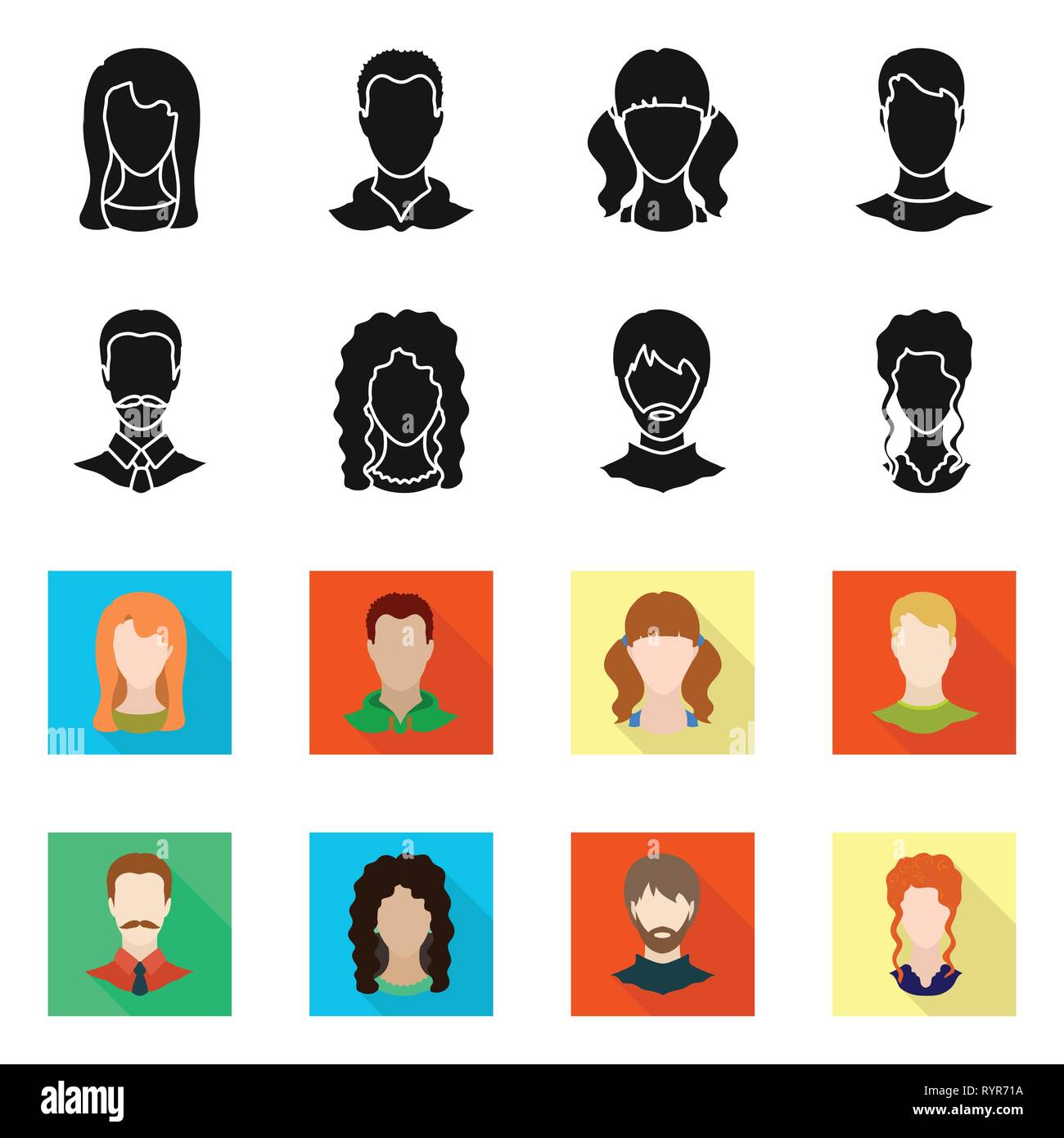 Vector design of professional and photo logo. Set of professional and ...