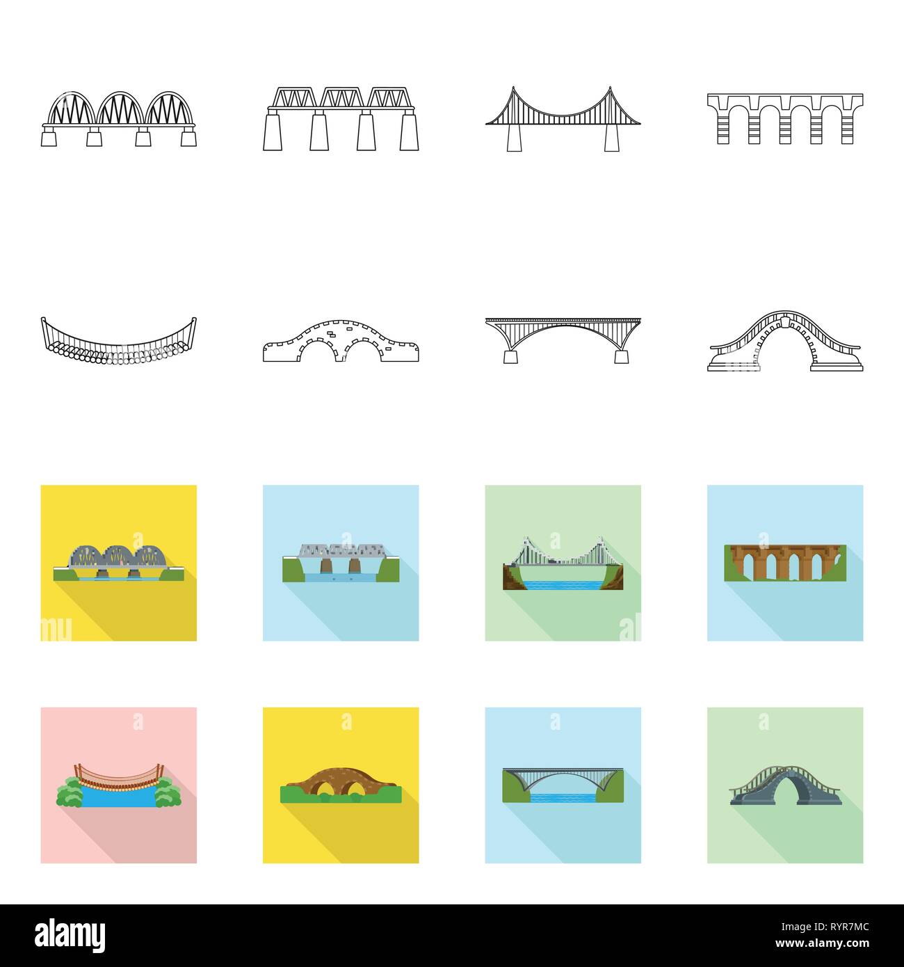 Isolated Object Of Connection And Design Icon Set Of Connection And Side Vector Icon For Stock