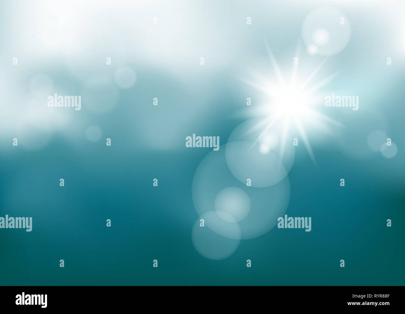 Clouds with sunshine Stock Vector Images - Alamy