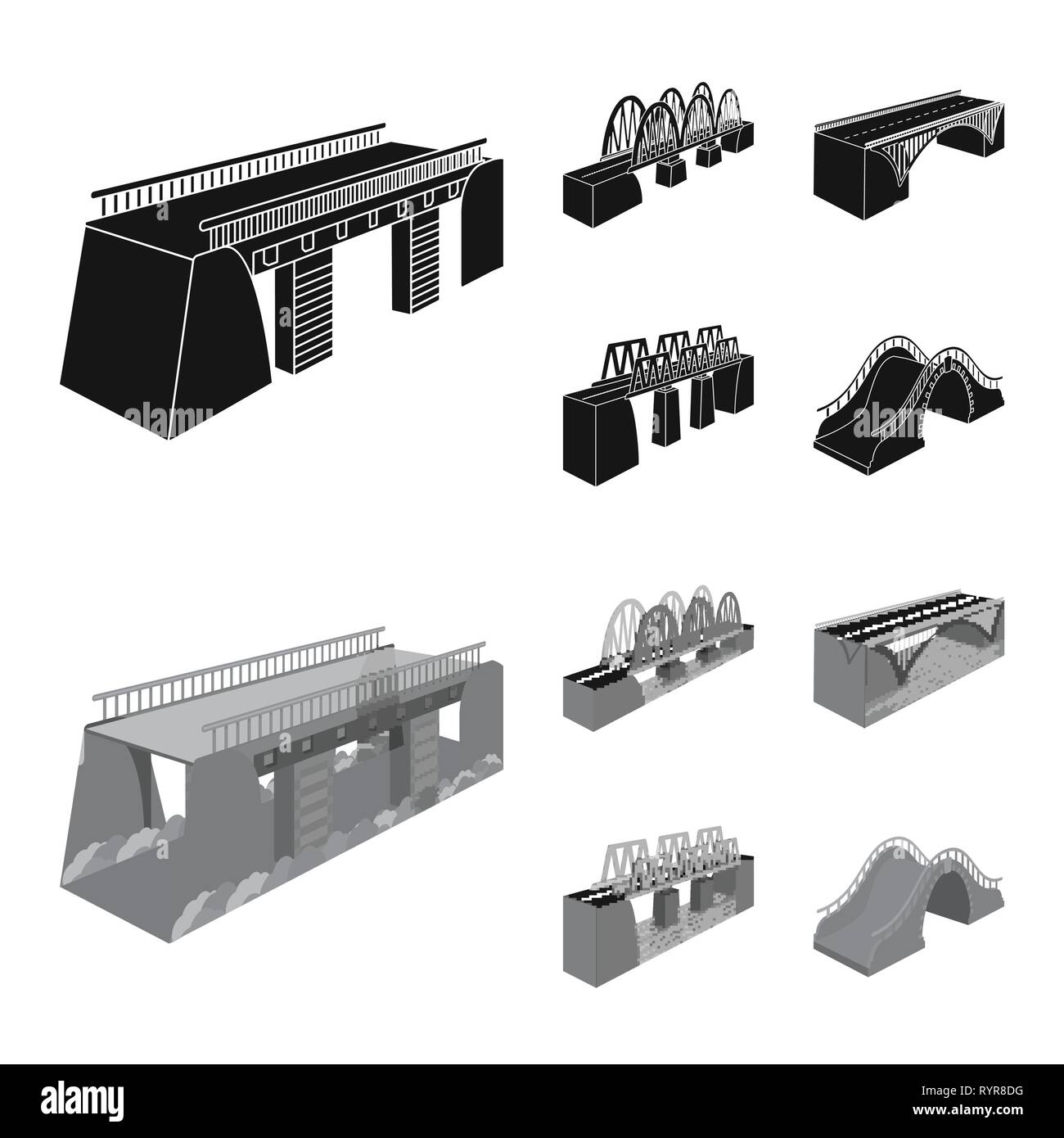 bridge,cycling,railway,mounted,modern,pedestrian,train,sea,relocation ...