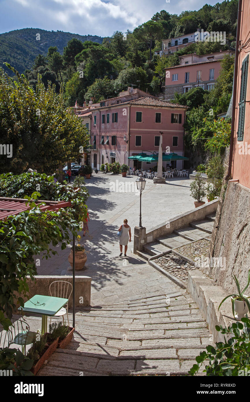 Village of Poggio, Elba Island, Italy Stock Photo - Alamy