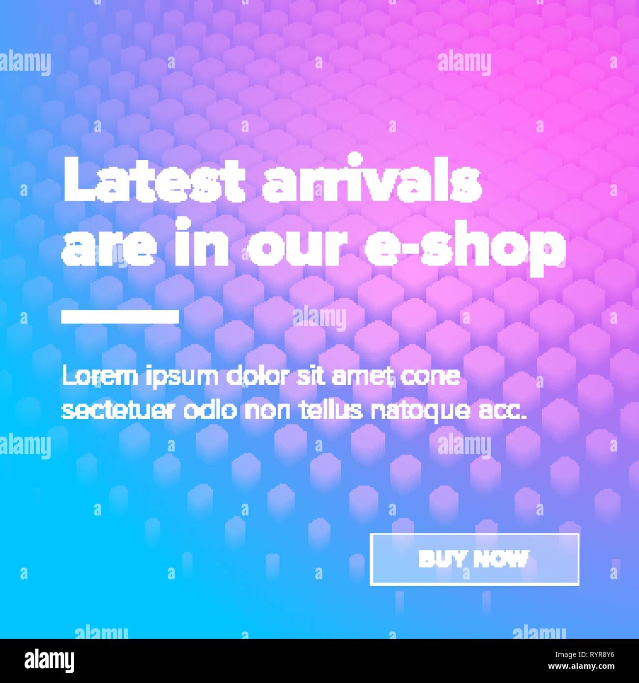 Vector abstract cover header or social post template with sample text ...