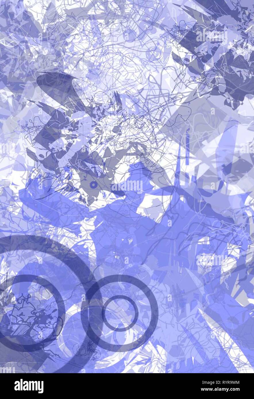 Vibrant sci fi themed abstract artwork Stock Photo - Alamy