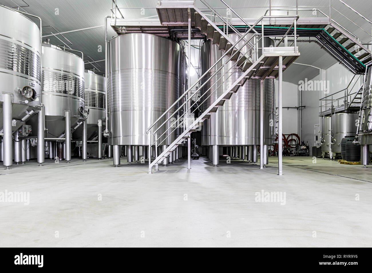 Milk storage tanks hi-res stock photography and images - Alamy