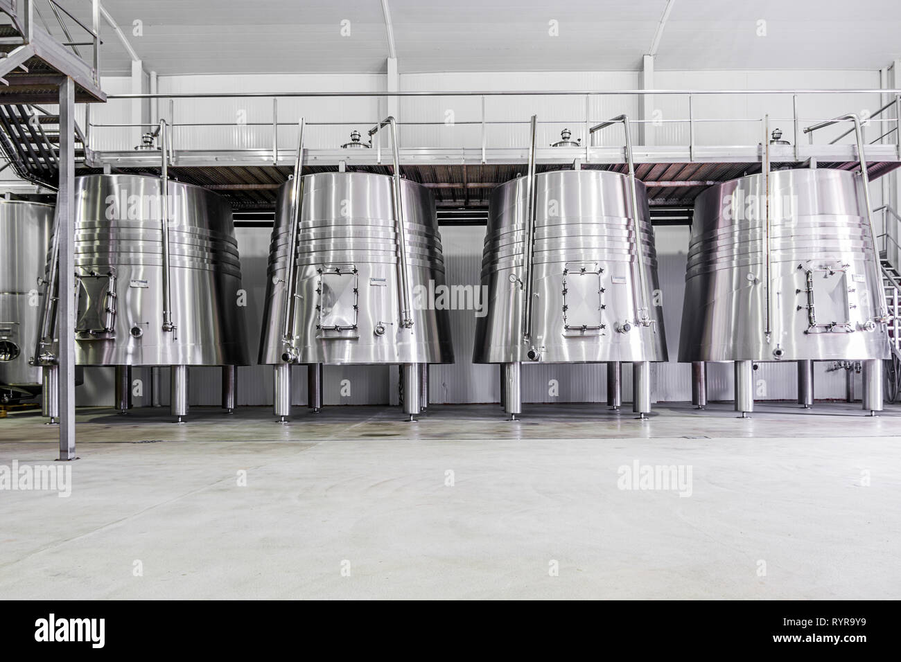 Inox steel tanks hi-res stock photography and images - Alamy